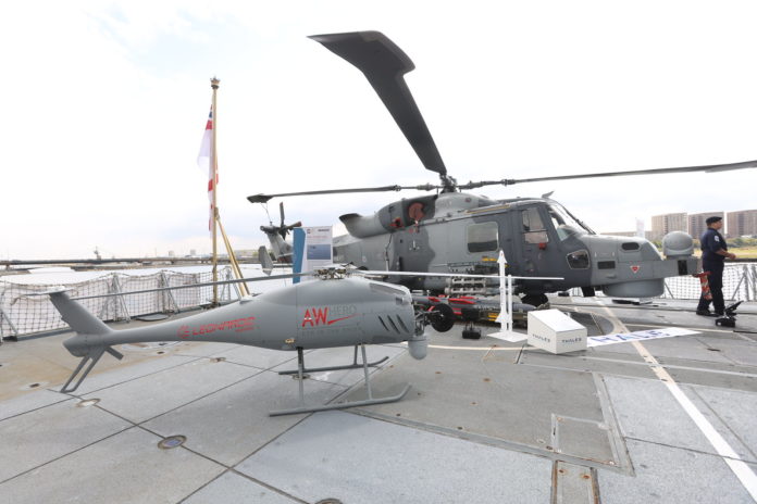 Le drone Leonardo AWHero en vedette au salon DSEI de Londres ...