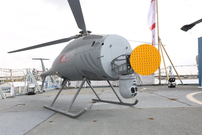 Le drone Leonardo AWHero en vedette au salon DSEI de Londres ...