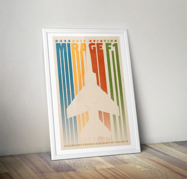 Poster "Mirage F.1 - Legendary Aircraft" — Affiches et ...