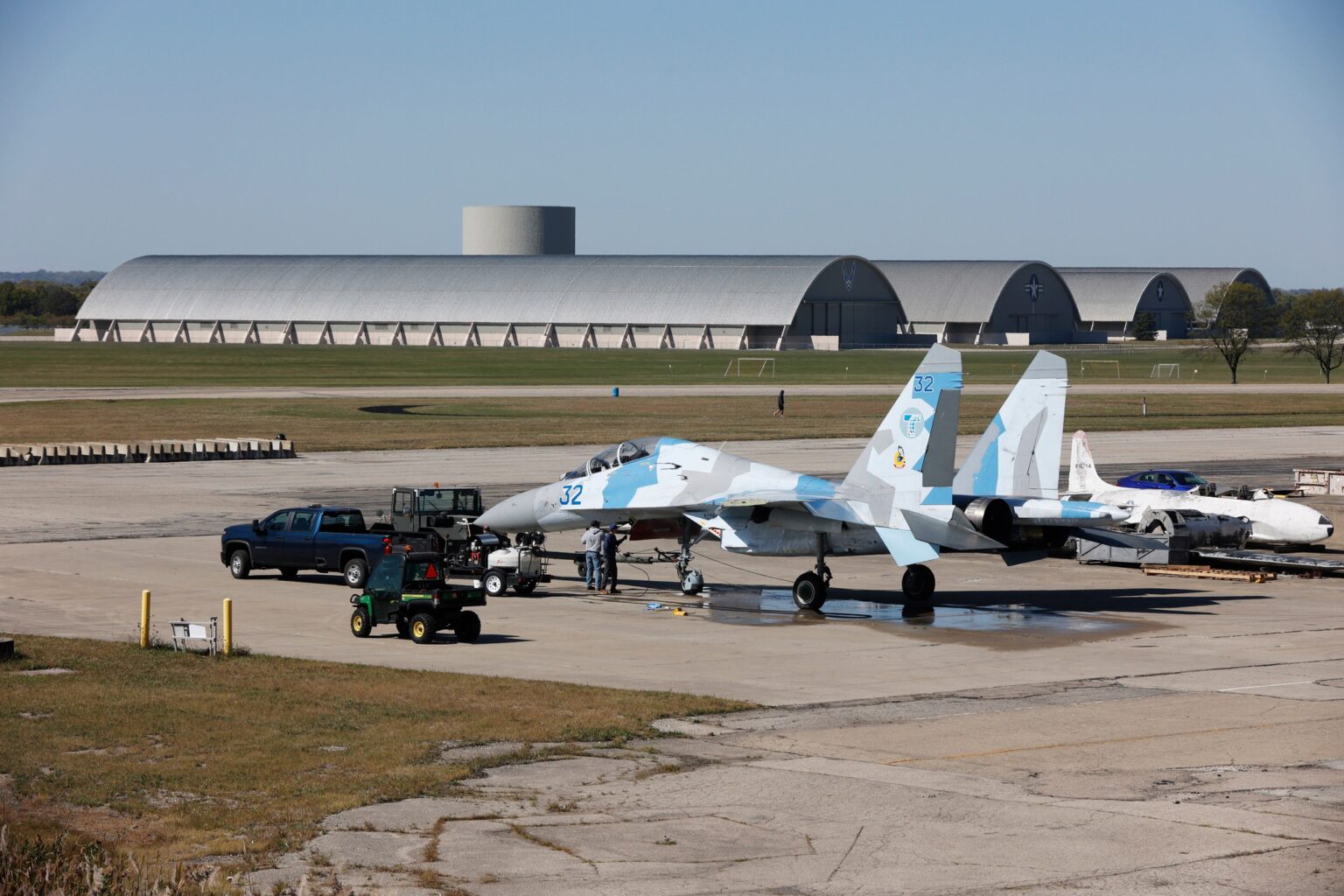 Fin de chantier pour le Su-27 Flanker du musée de l'US Air Force ...