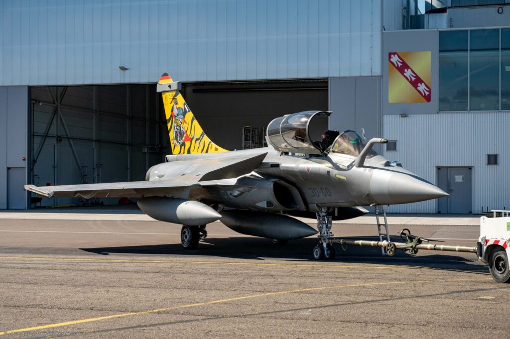 Le Rafale C de l'Escadron de Chasse 3/30 Lorraine du NATO Tiger Meet ...