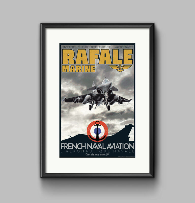Poster "Rafale Marine - French Naval Aviation" — Affiches et ...