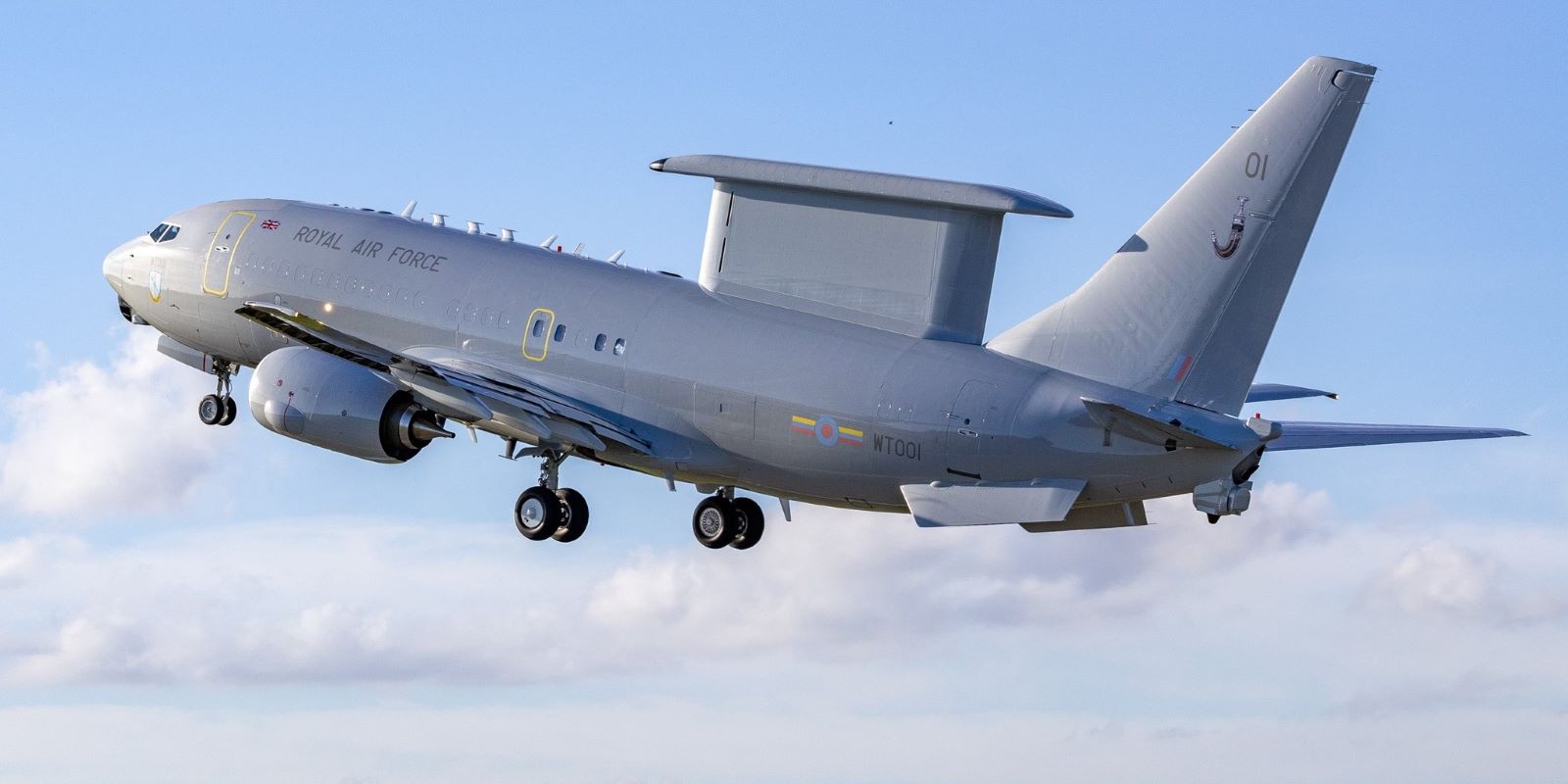 La Royal Air Force présente son premier Boeing Wedgetail AEW.1 ...