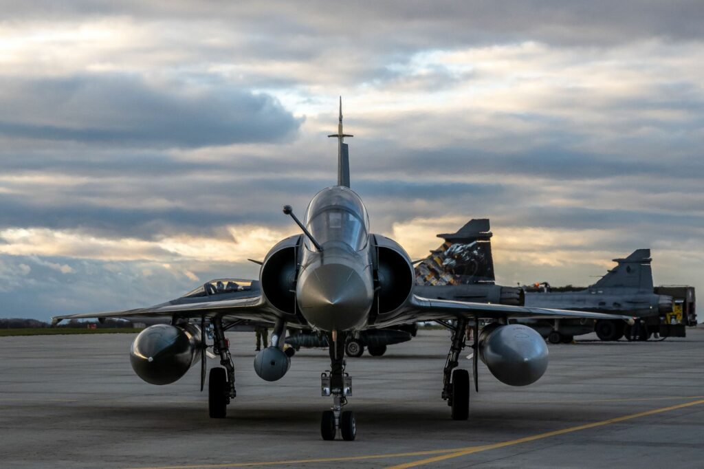 Des Dassault Aviation Mirage 2000D de retour de République Tchèque ...