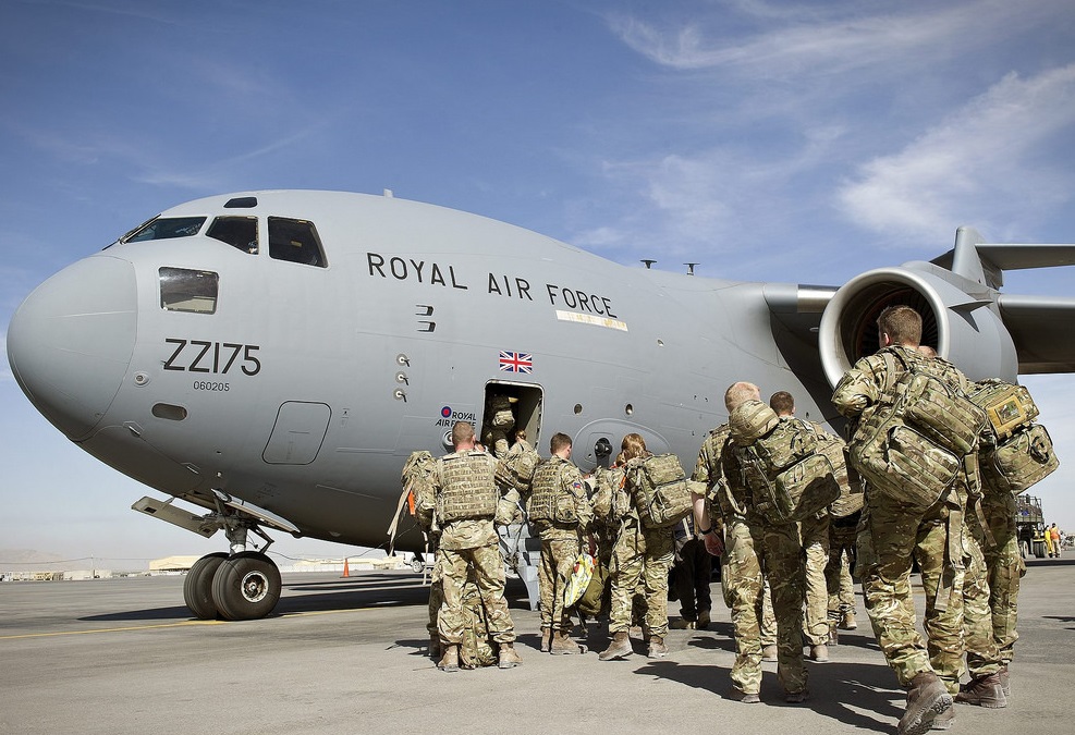 La Royal Air Force rapatrie les forces britanniques d'Afghanistan ...